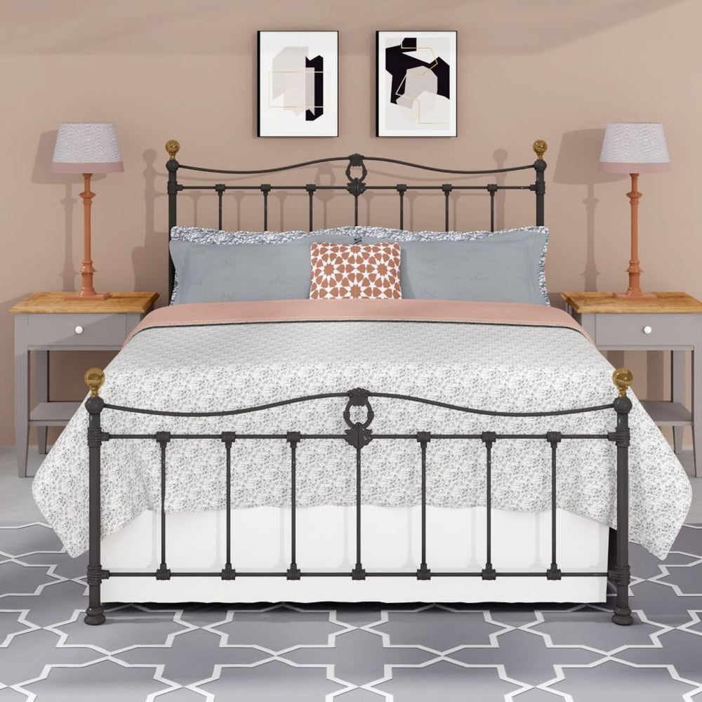 Tully Cast Iron Bed Frame with Low Foot - The Bedroom