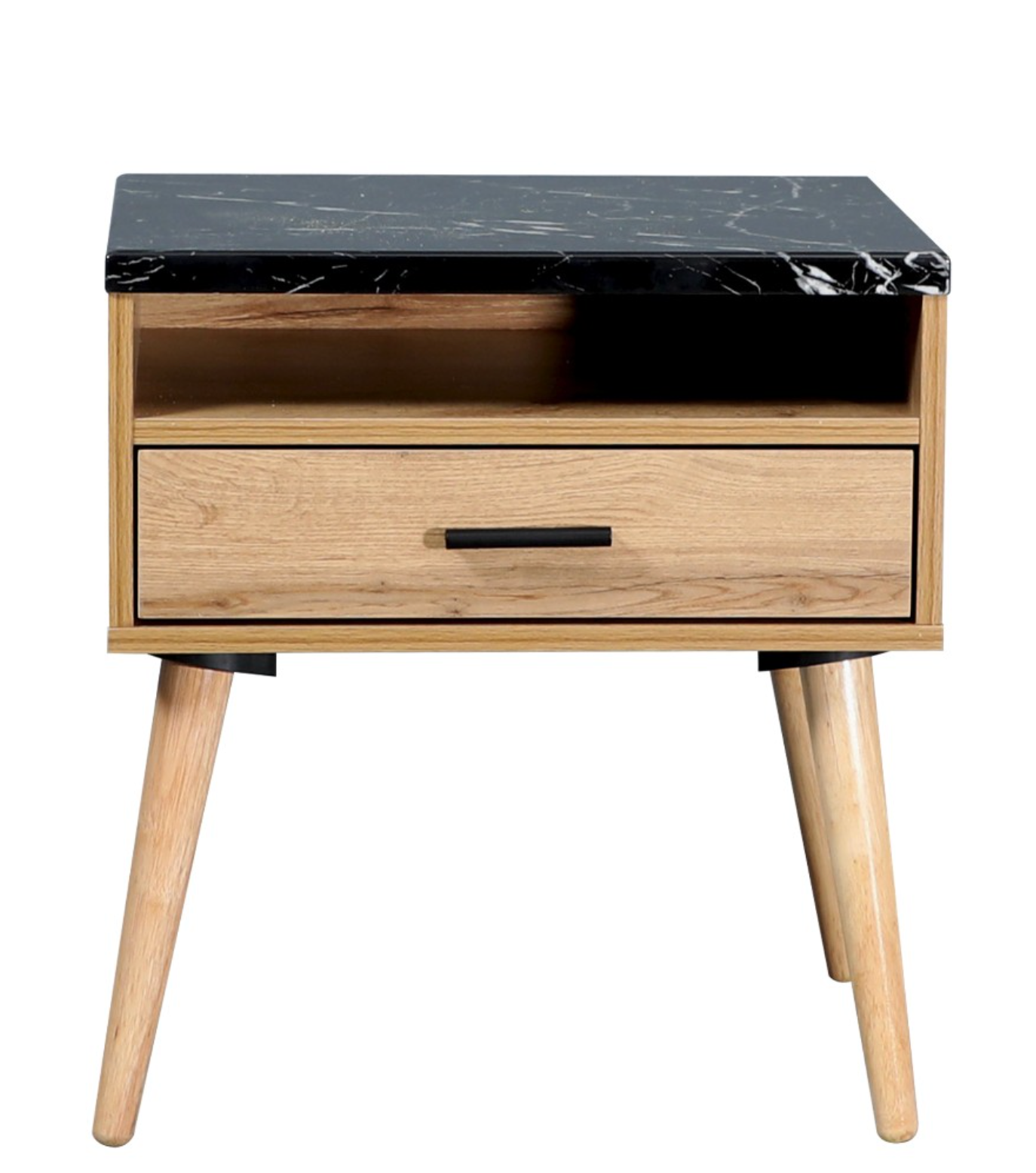 Markus Bedside Table - Hardwood & Pine Wood Furniture - The Bedroom