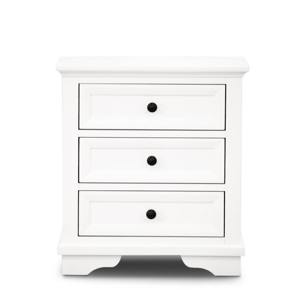 Juliet Bedside Table - Hardwood & Pine Wood Furniture - The Bedroom