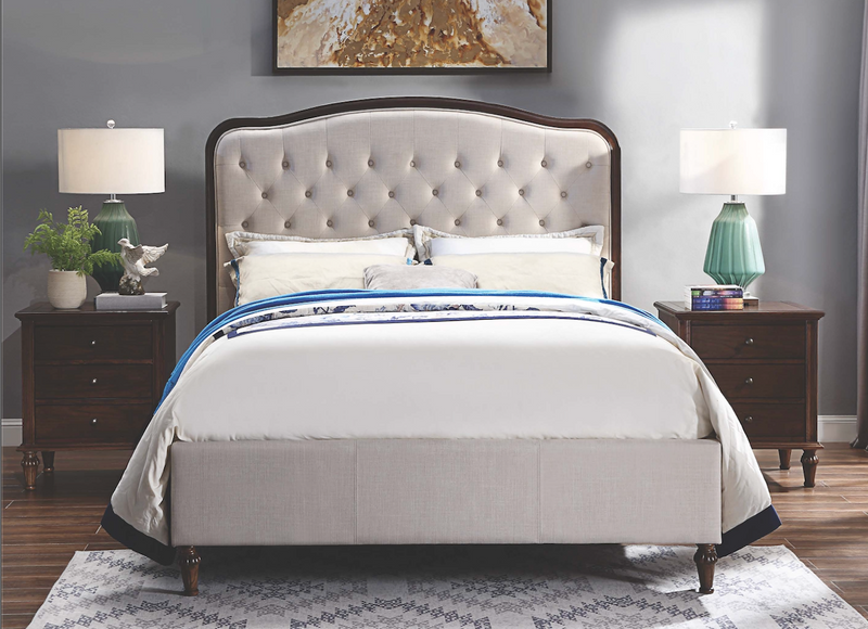 Magnolia Upholstered Bed with Storage Option - thebedroom.com.au