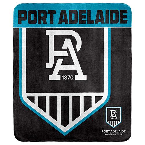 Port Adelaide Power Polar Fleece Throw - Port Adelaide Power ...