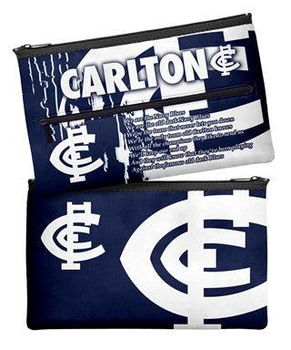 AFL Carlton Blues Song Pencil Case - The Bedroom