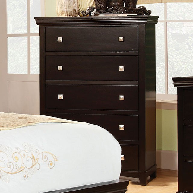 Spruce Chest Of Drawers Espresso - The Bedroom