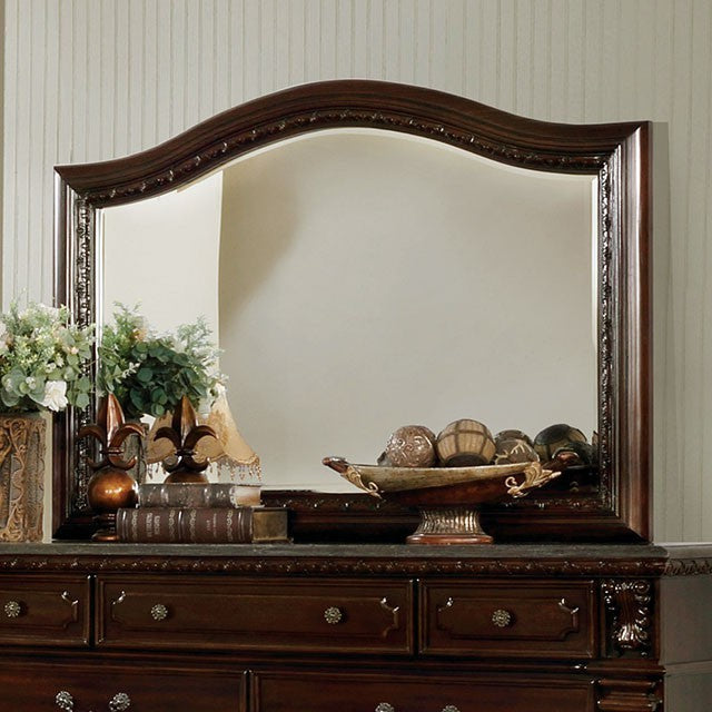 Fort Worth Mirror Dark Cherry - The Bedroom