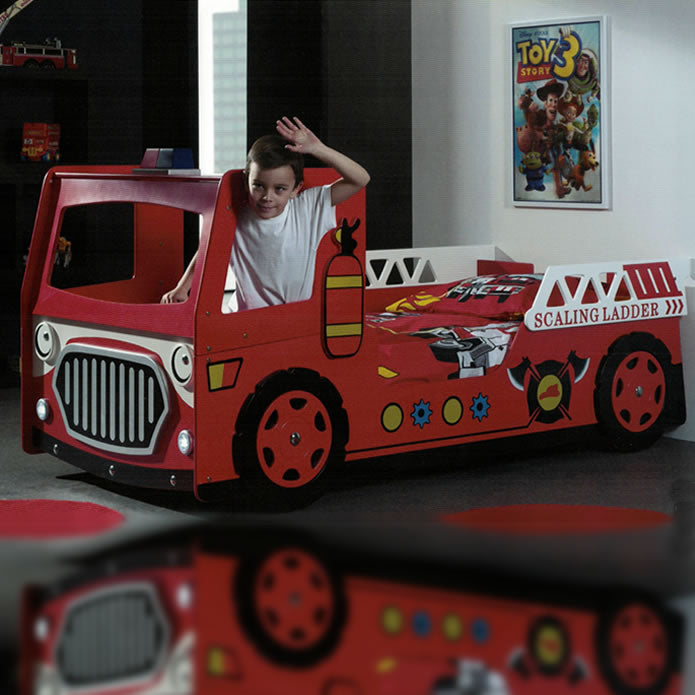 Modern Fire Engine Bed - Kids Beds & Furniture - Car Beds - thebedroom ...